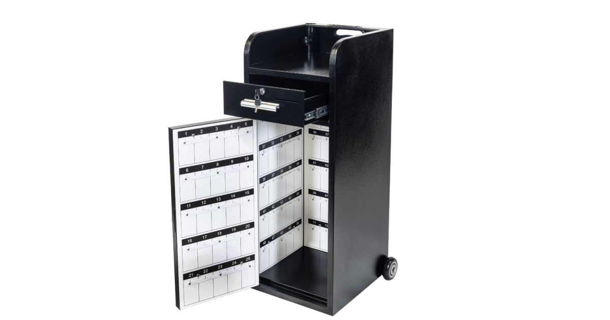 Black Valet Podium - 100 Key Slot