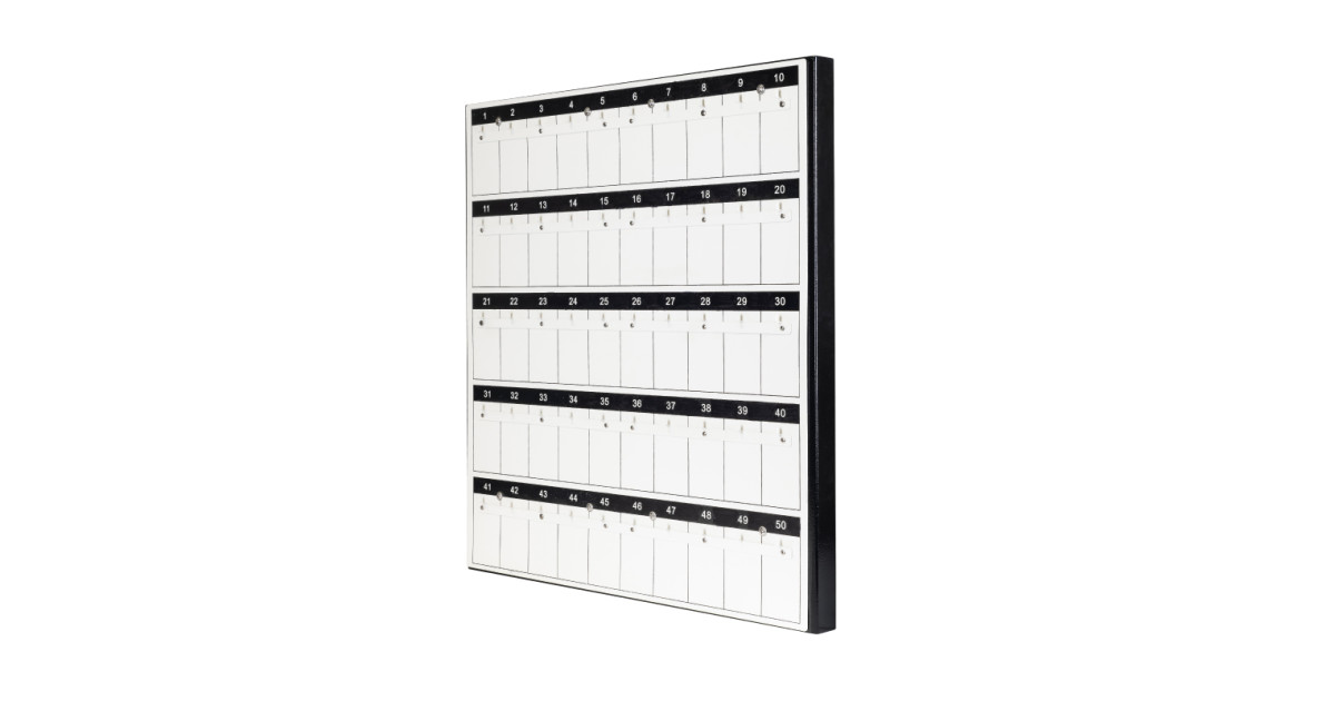 50 Hook Wall Mount Key Board
