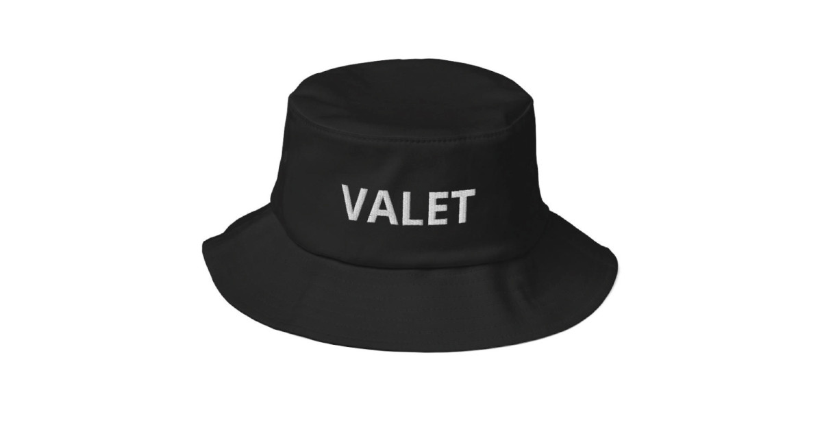 Black Valet Bucket Hat