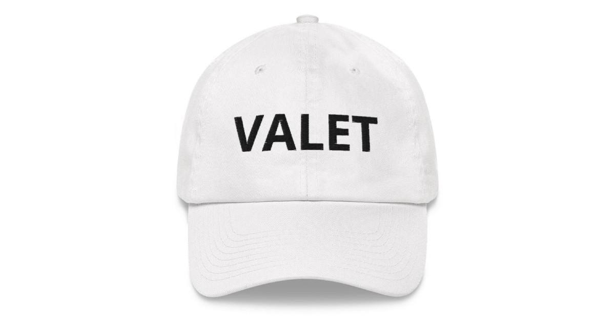 White Valet Runner Hat