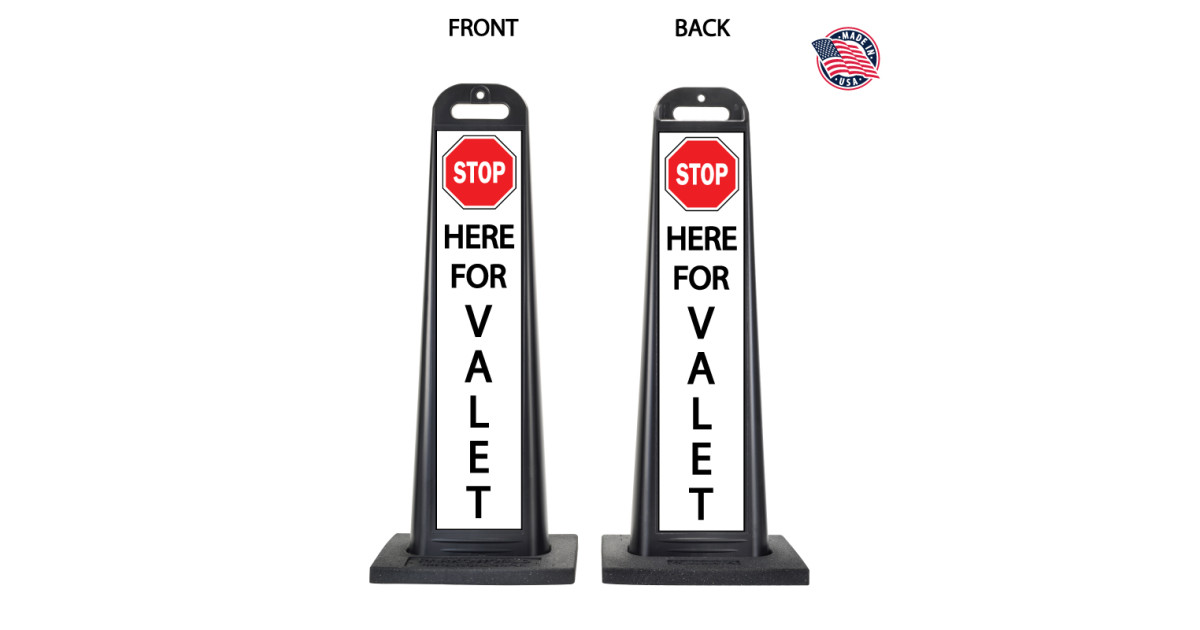 Valet Parking Sign PWV-V12D
