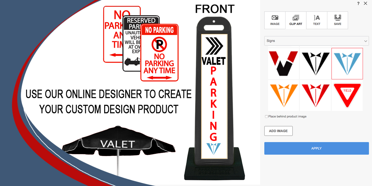 Valet Parking Signs | Valet Parking Podiums | Parking Equipment